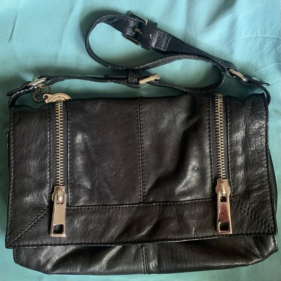 Via Spiga | Bags | Via Spiga Black Leather Purse Bag | Poshmark